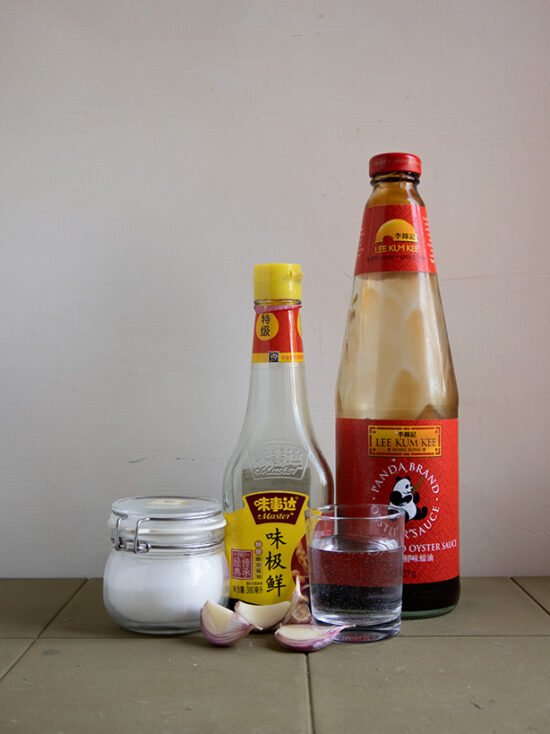 Lechuga con salsa de ostras | Receta tradicional china